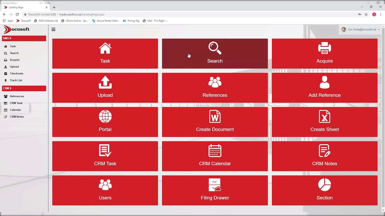 Docusoft Cloud DMS Search - YouTube
