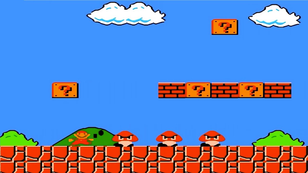 Super Mario Bros: Front Facing Mario - YouTube