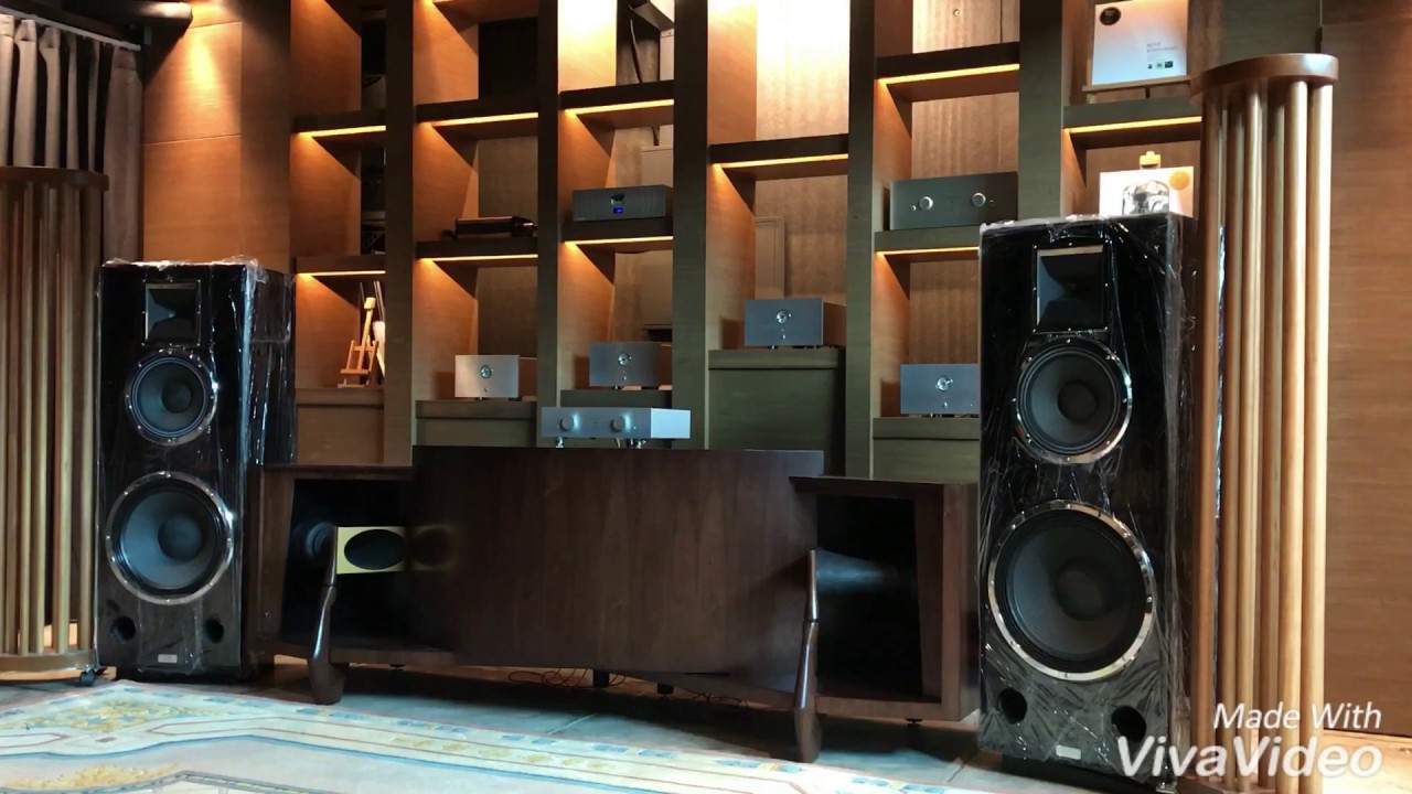 JBL Paragon Ranger C44 power by Daniel Hertz M9 - YouTube