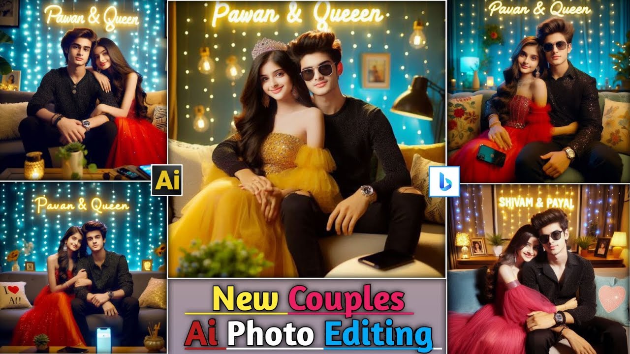 New Couples Photo Editing |Instagram Trending Couples Photo Editing ...