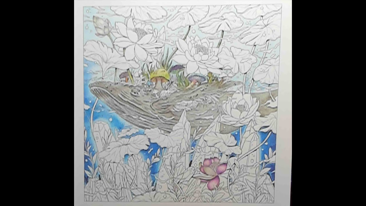 Mythographic Deep Blue, colouring page 11 (part 3/4) 30-3-24 - YouTube