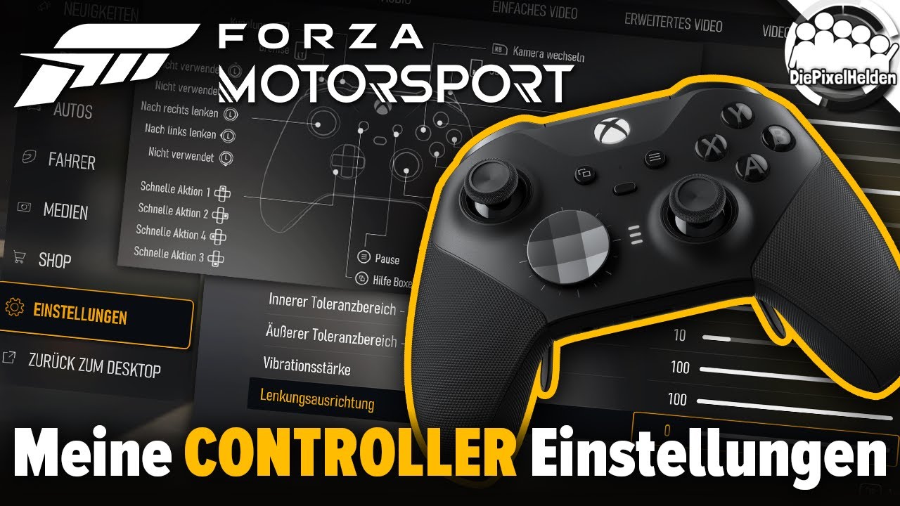 Meine CONTROLLER 🎮 Einstellungen für FORZA MOTORSPORT - YouTube