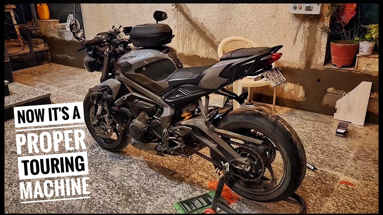 NEW UPGRADES FOR MY 2020 STREET TRIPLE RS | TANKG BAG , SPROCKET ...