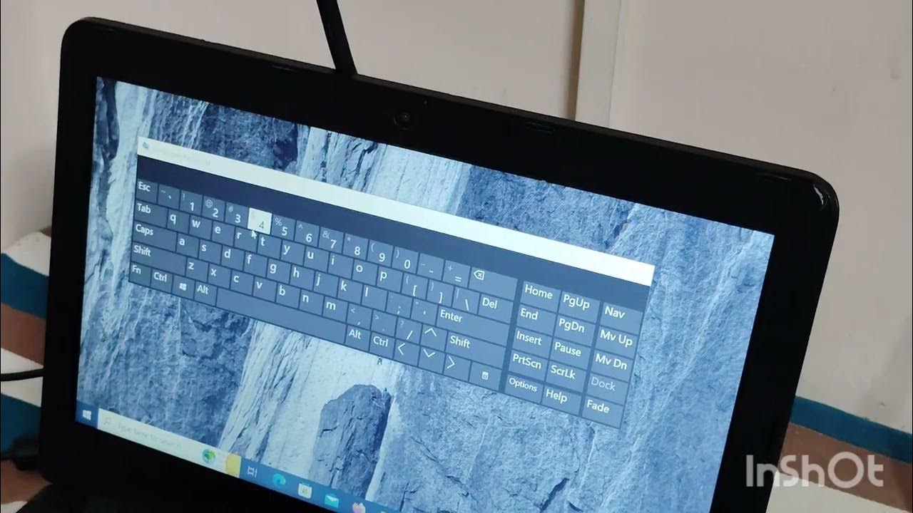 how to use on screen keyboard - YouTube