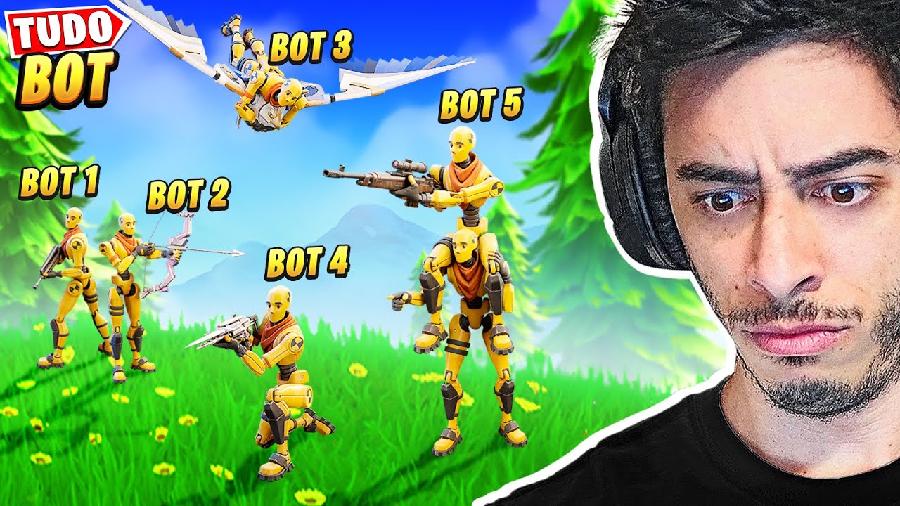 É TODO MUNDO BOT NO FORTNITE!!! - YouTube