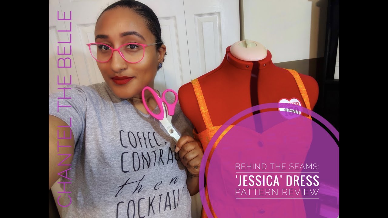 Behind the Seams: 'Jessica' Dress Pattern Review - YouTube