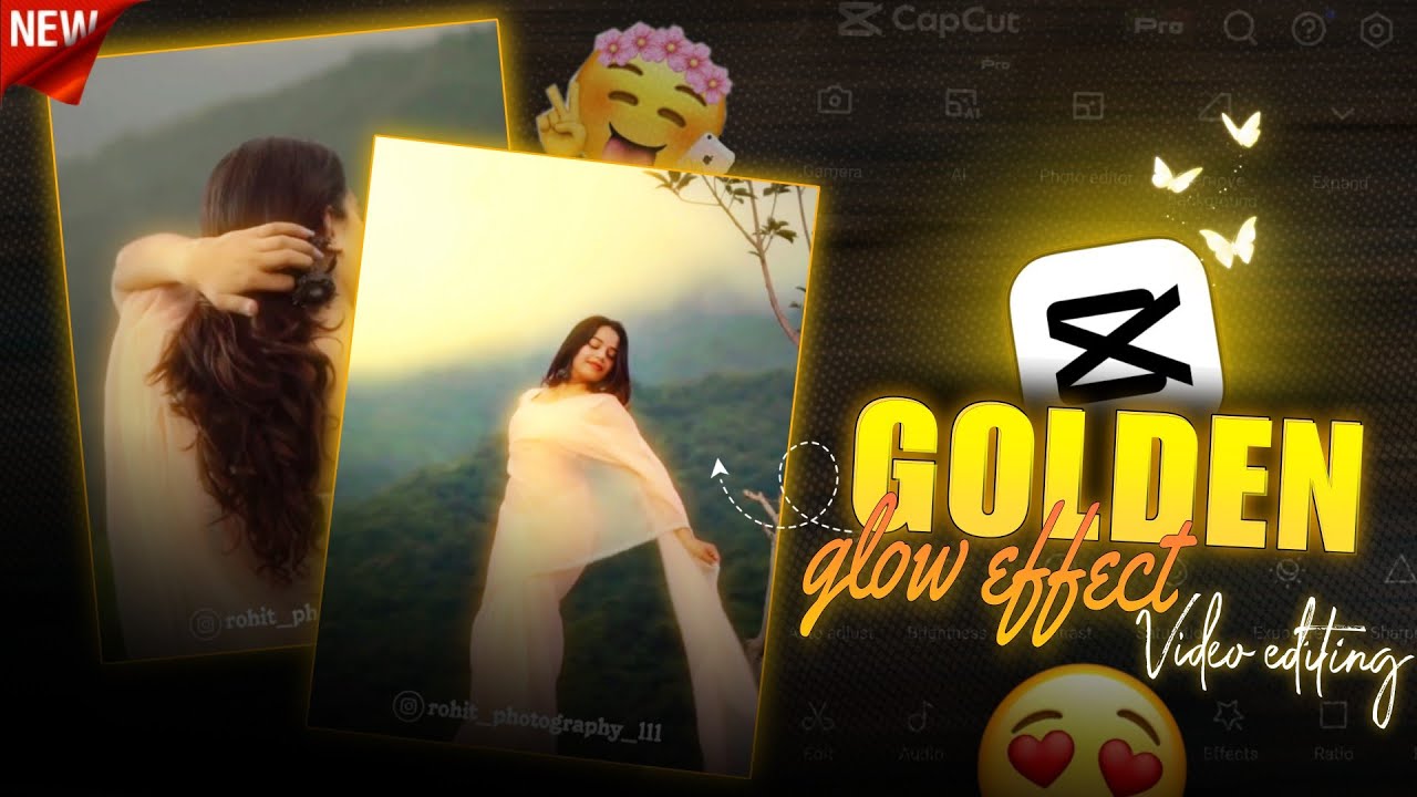 GLOW EFFECT Reel Editing TUTORIAL | Glow Effect Editing in CapCut - YouTube