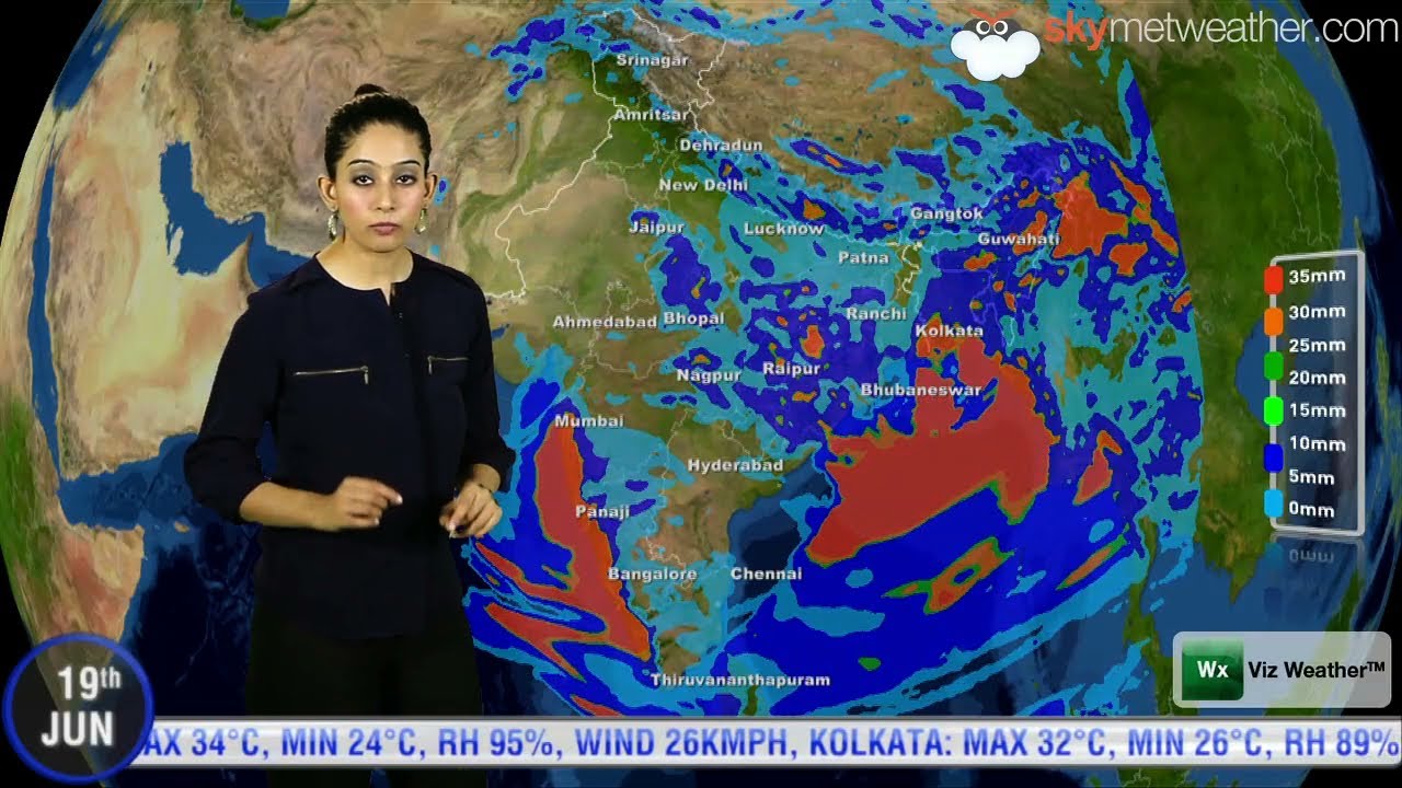 19/06/14 - Skymet Weather Report for India - YouTube