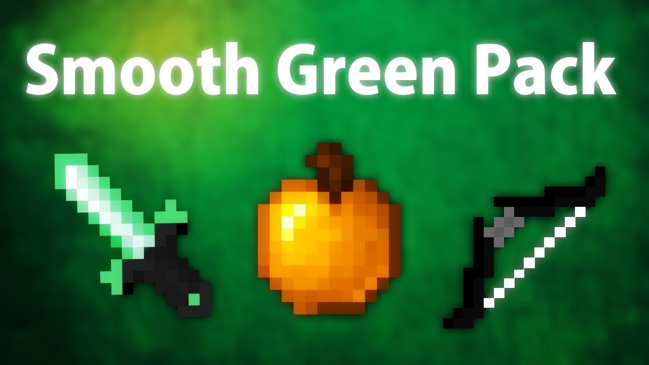 Smooth Green Texture Pack Minecraft Review# - YouTube