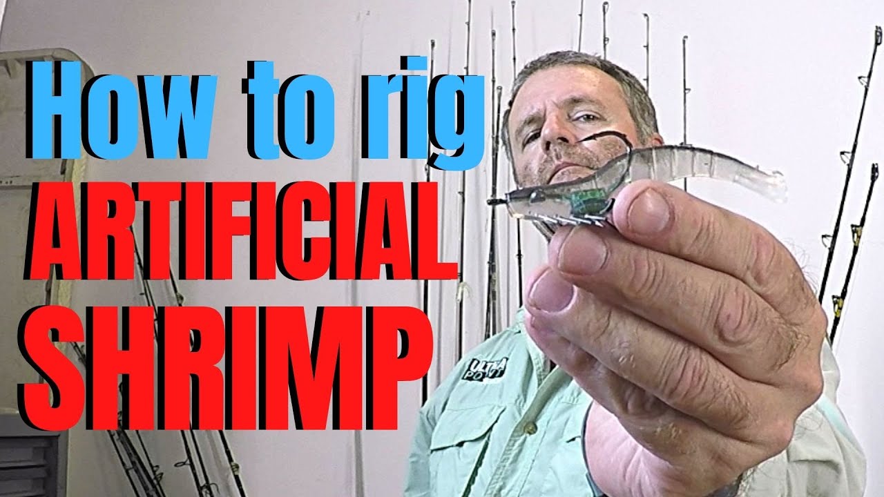 How to rig ARTIFICIAL SHRIMP Best Fishing Lures - YouTube