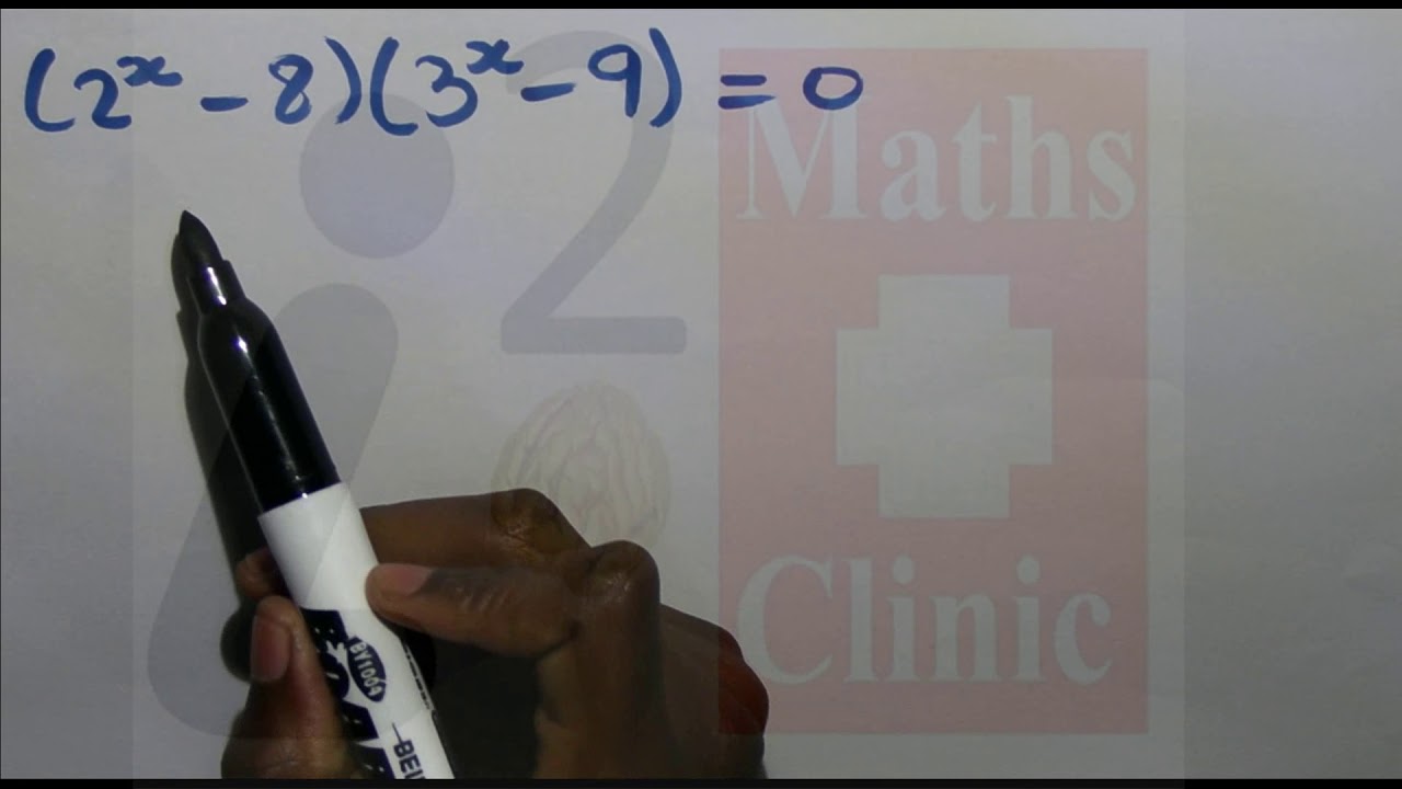 Solving Exponential Equations pt1 (grade 10) - YouTube