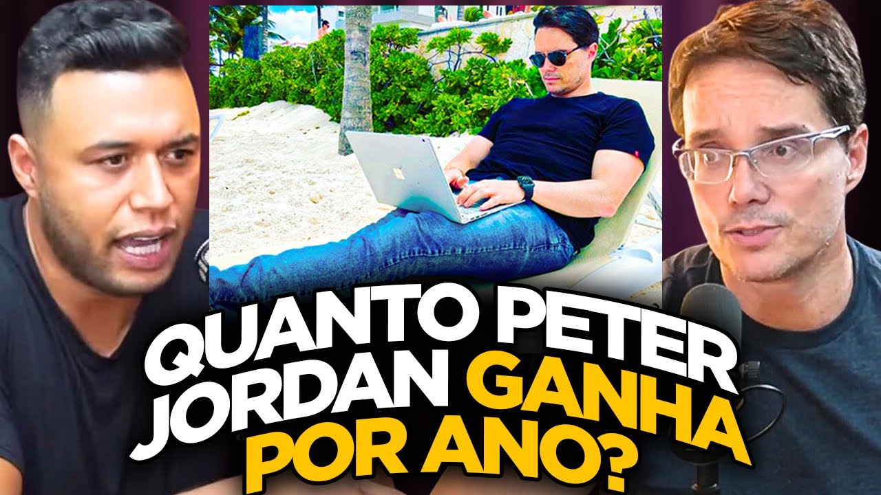PETER JORDAN DÁ O PAPO SOBRE SUA FORTUNA: NÃO SEI MAIS QUANTO EU GANHO ...