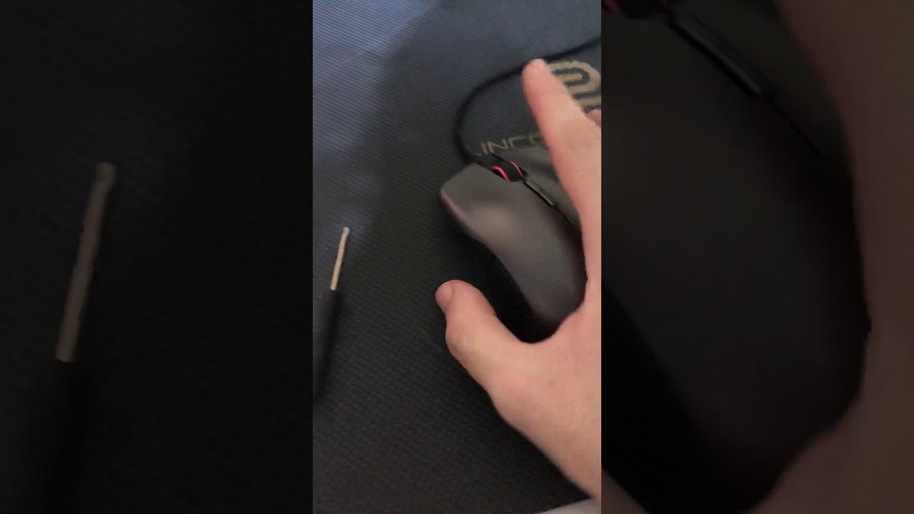 how to disassemble/open the razer lancehead mouse - YouTube
