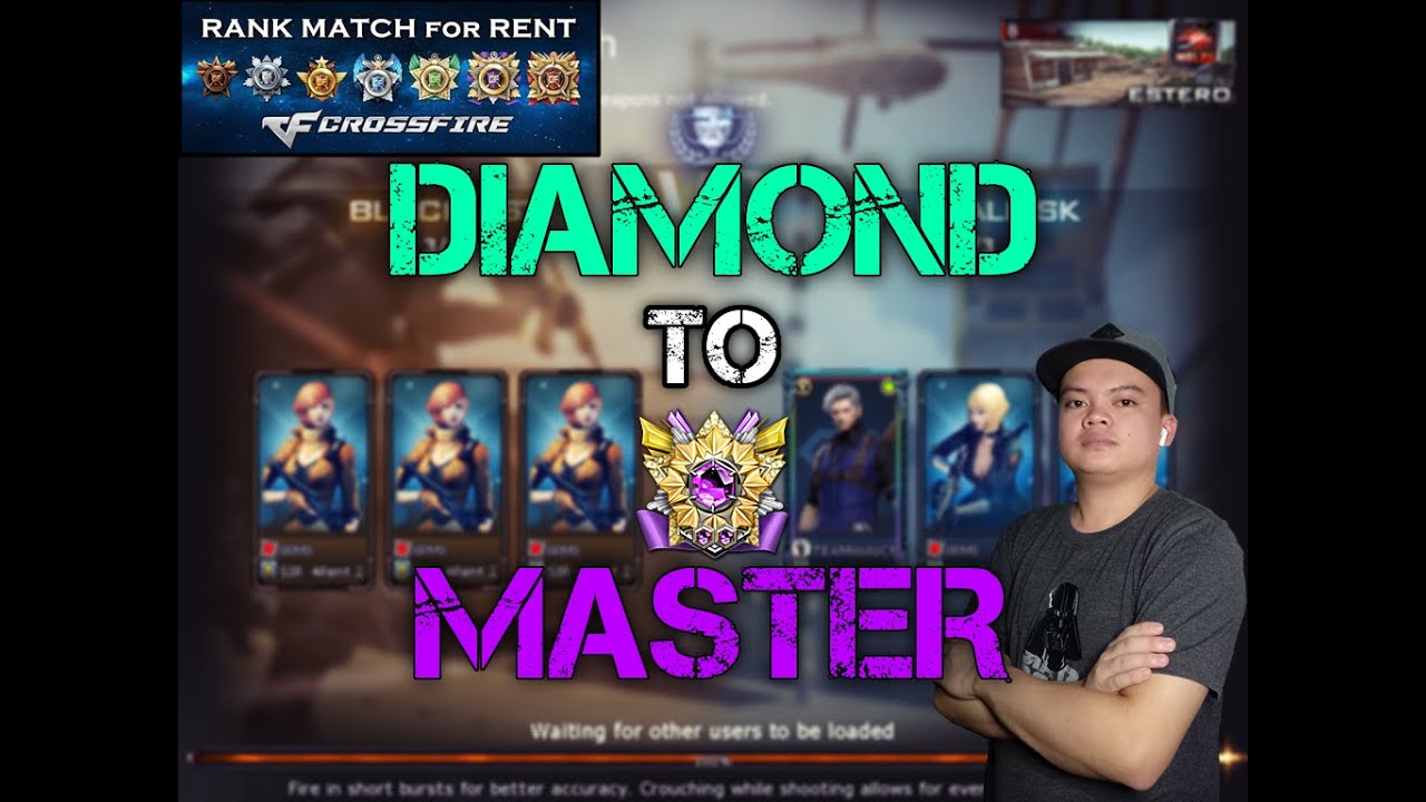 DIAMOND TO MASTER | RANK MATCH MELEE BOOSTING | Crossfire Philippines ...
