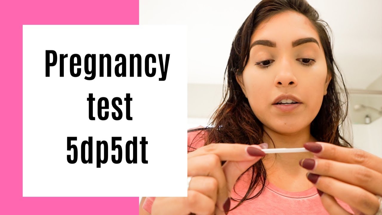 My IVF journey: Live pregnancy test 5dp5dt - YouTube