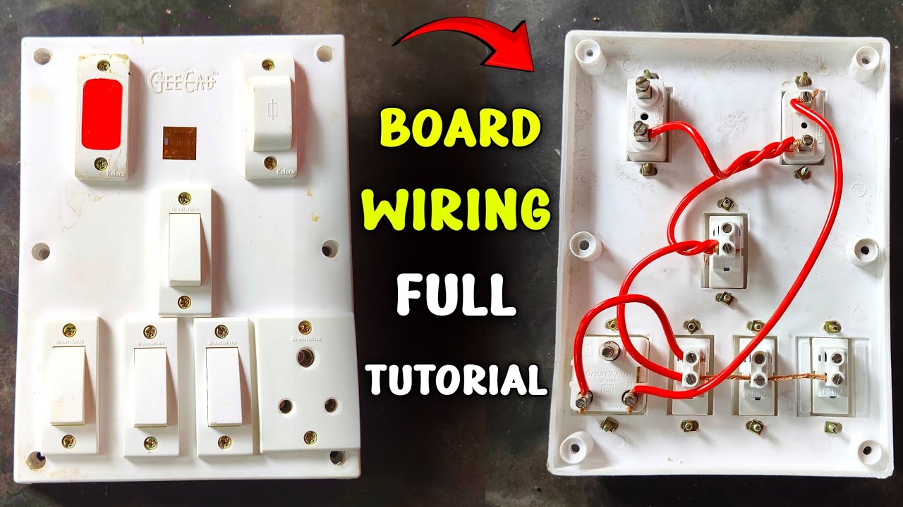 8×6 Boad Wiring | Electric Boad Wiring - YouTube