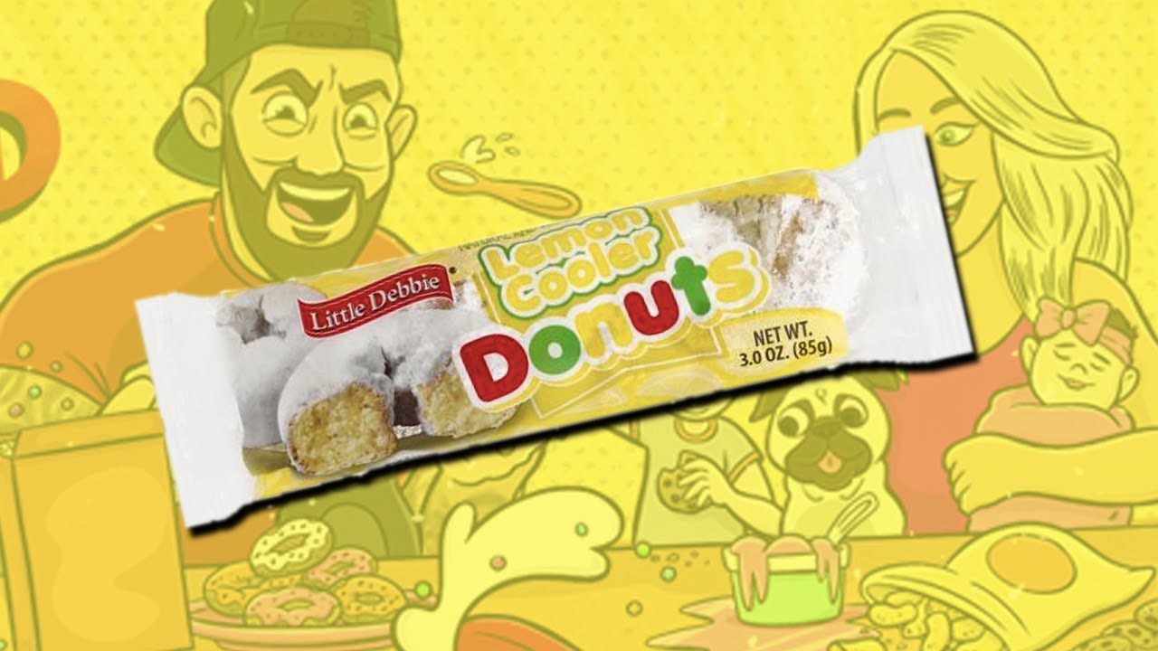 Fun Size Review: Little Debbie's Lemon Cooler Donuts! - YouTube