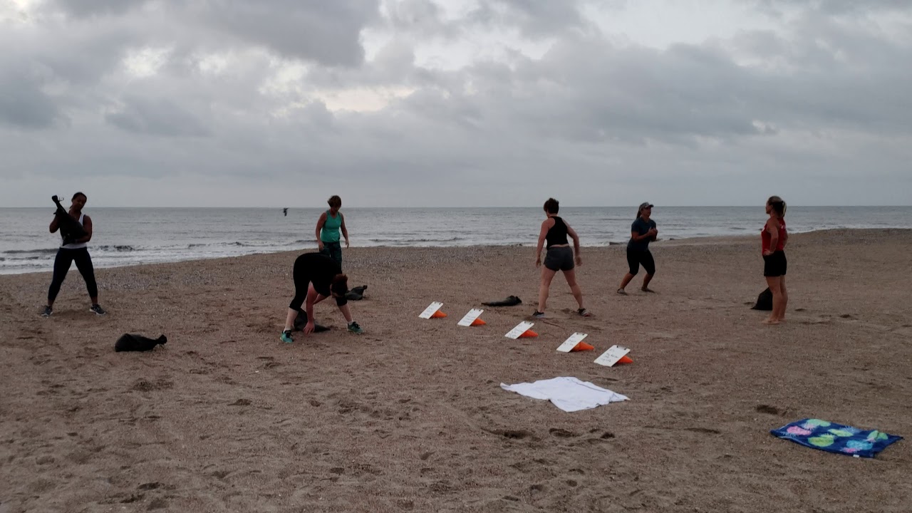 Beach Bootcamp 6AM Class - YouTube