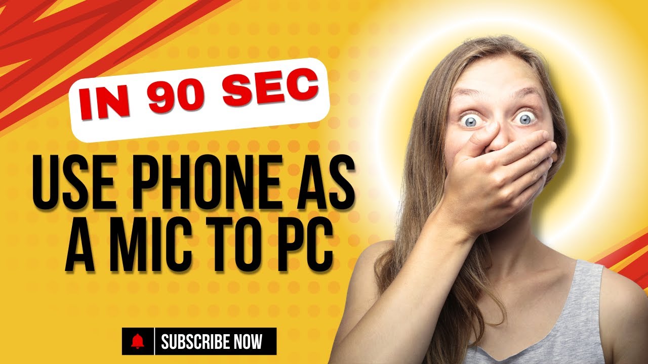How To Use Phone As A Mic On PC - Full Guide - YouTube