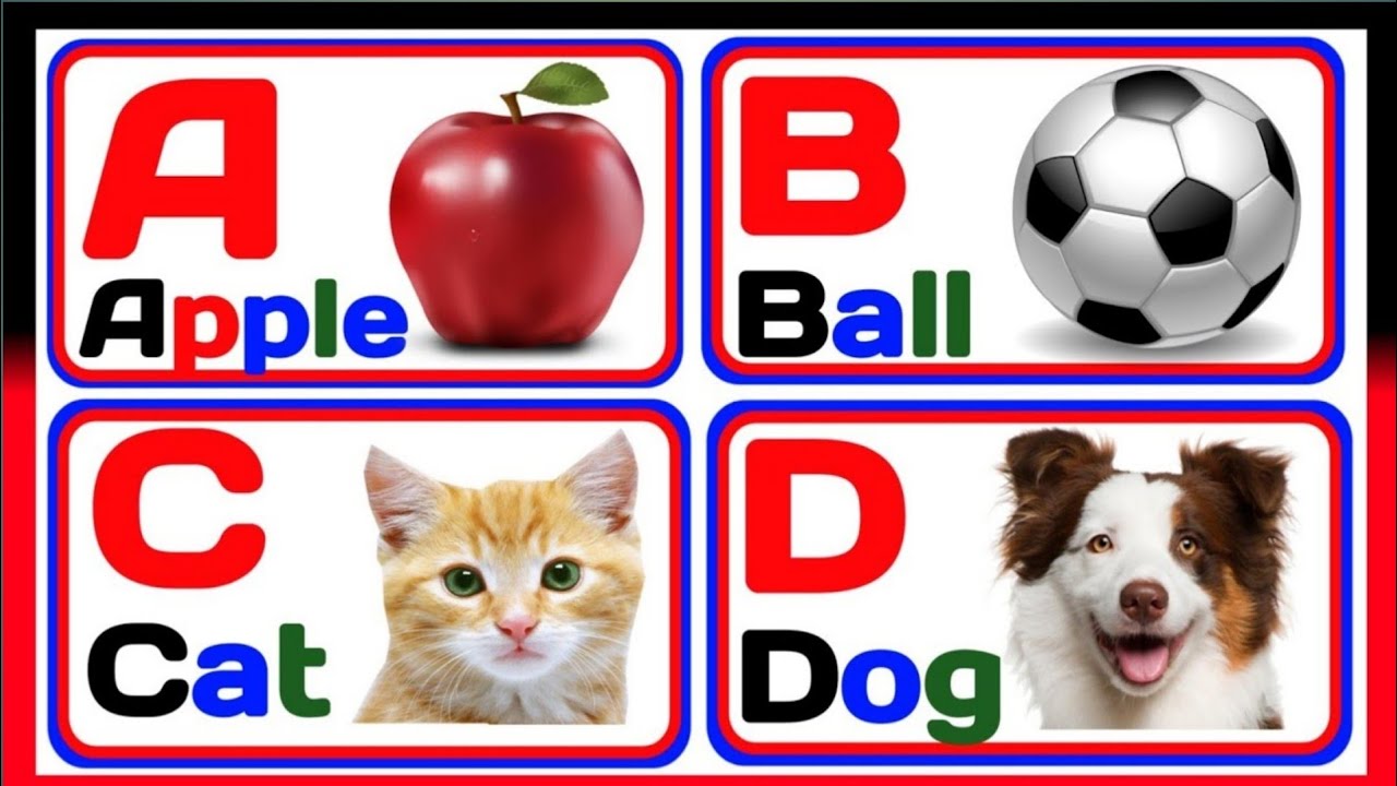 learn alphabets with live examples | sonu kid's education - YouTube
