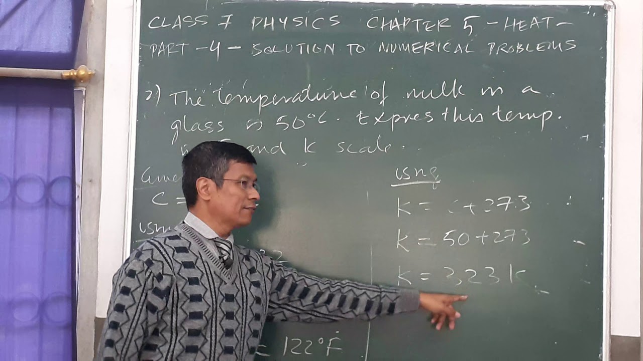 Class 7 Physics Chapter 5 - Heat - Part 4 - Solution to numerical ...