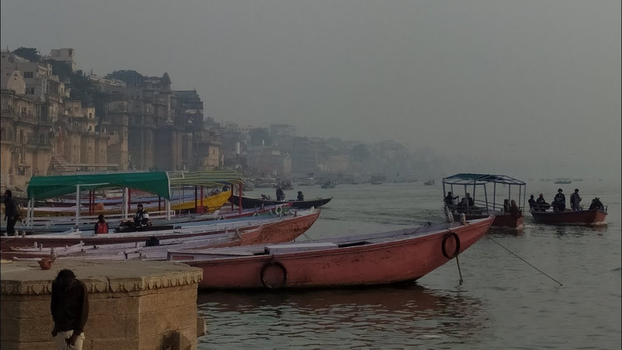 Varanasi (Banaras) Beautiful View Morning and Night view... - YouTube