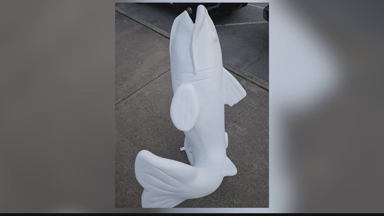5-foot-tall catfish in Steubenville for "The Catfish Crawl" - YouTube