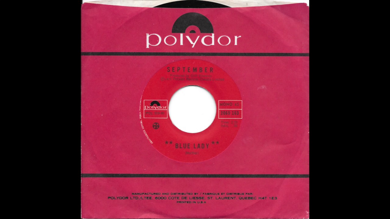 September - Blue Lady - Rare Canadian Hard Rock - 1973 - YouTube