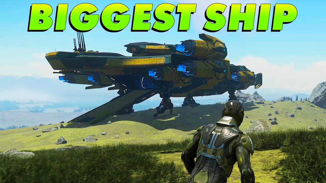 Star Citizen's Biggest Flyable Ship Is HUGE! - YouTube