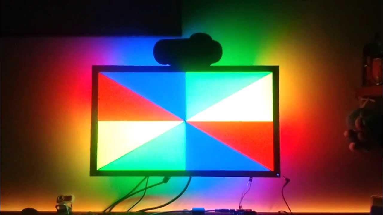 Adalight Arduino + WS2801, 50 Led - YouTube