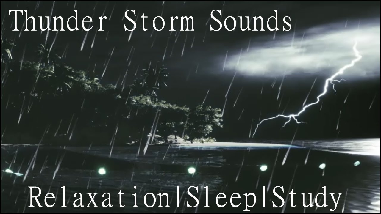 Severe Thunder Storm Sounds to help You Relax! - YouTube