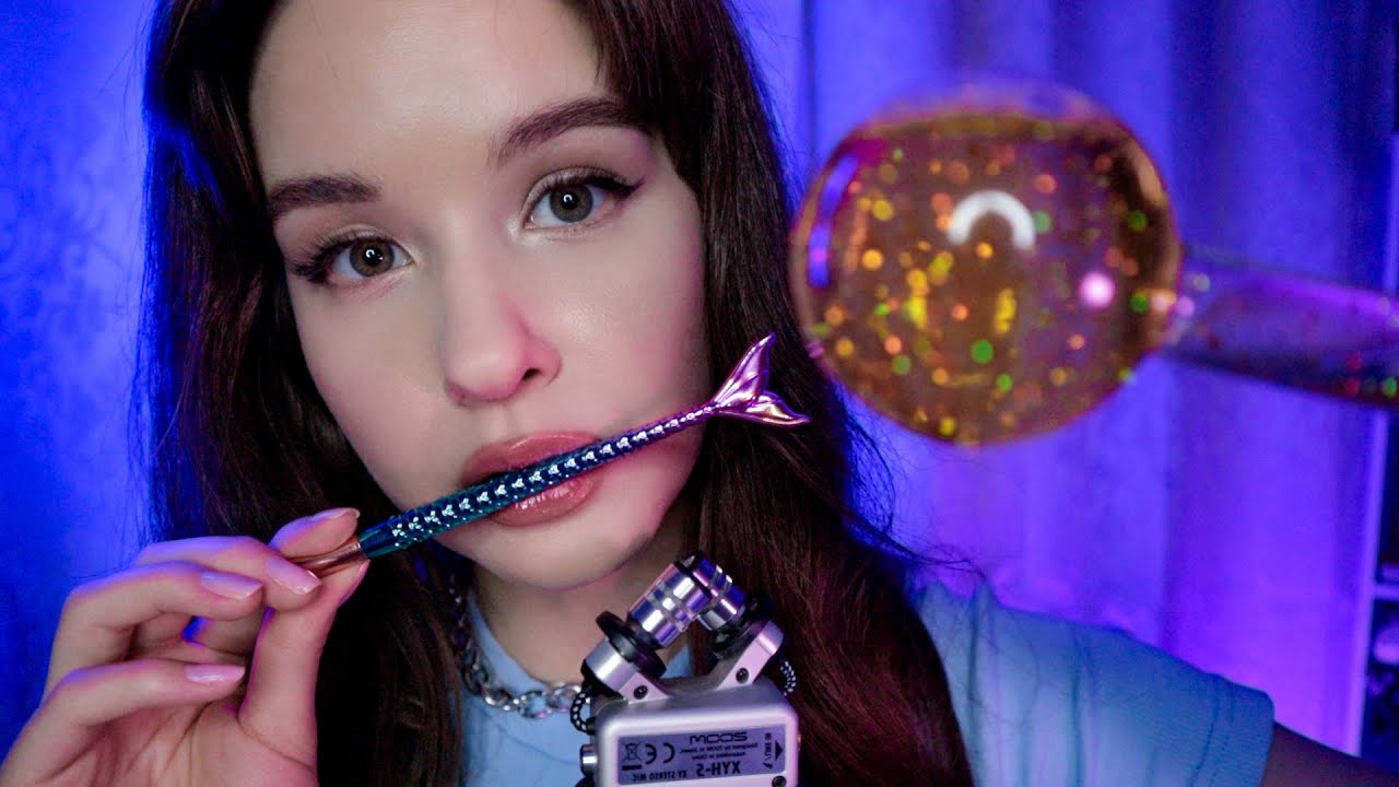 ASMR Visual Triggers & Mouth Sounds Гипно Массаж криосферы и Звуки рта ...