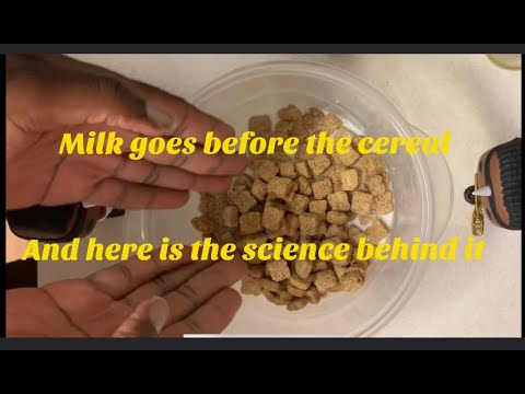 Milk before cereal. The science behind it and why it makes the most ...