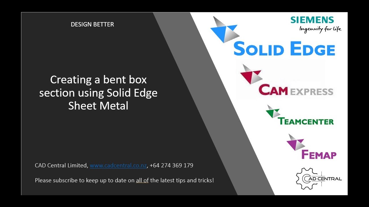 Bent Box Section - YouTube