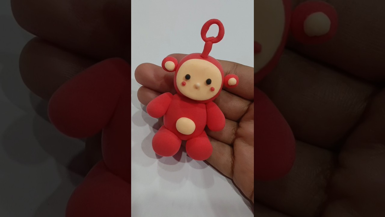 Let's Make Teletubbies with Clay, DIY Clay art #youtubeshorts #youtube ...