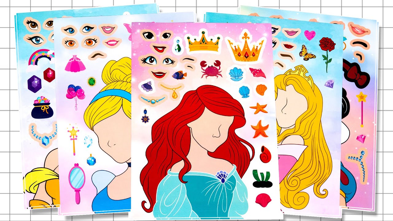 Diy sticker💖REFRESH STICKERS Together, SPRUNKI & DISNEY PRI very cute ...