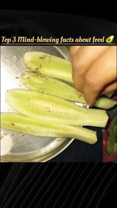 Top 3 Mind-blowing facts about food 🥑 #shorts #facts #factoholic #food #interestingfacts # ...