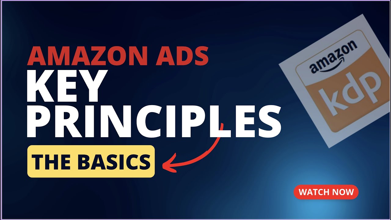 Amazon book ads: some basic principles! - YouTube