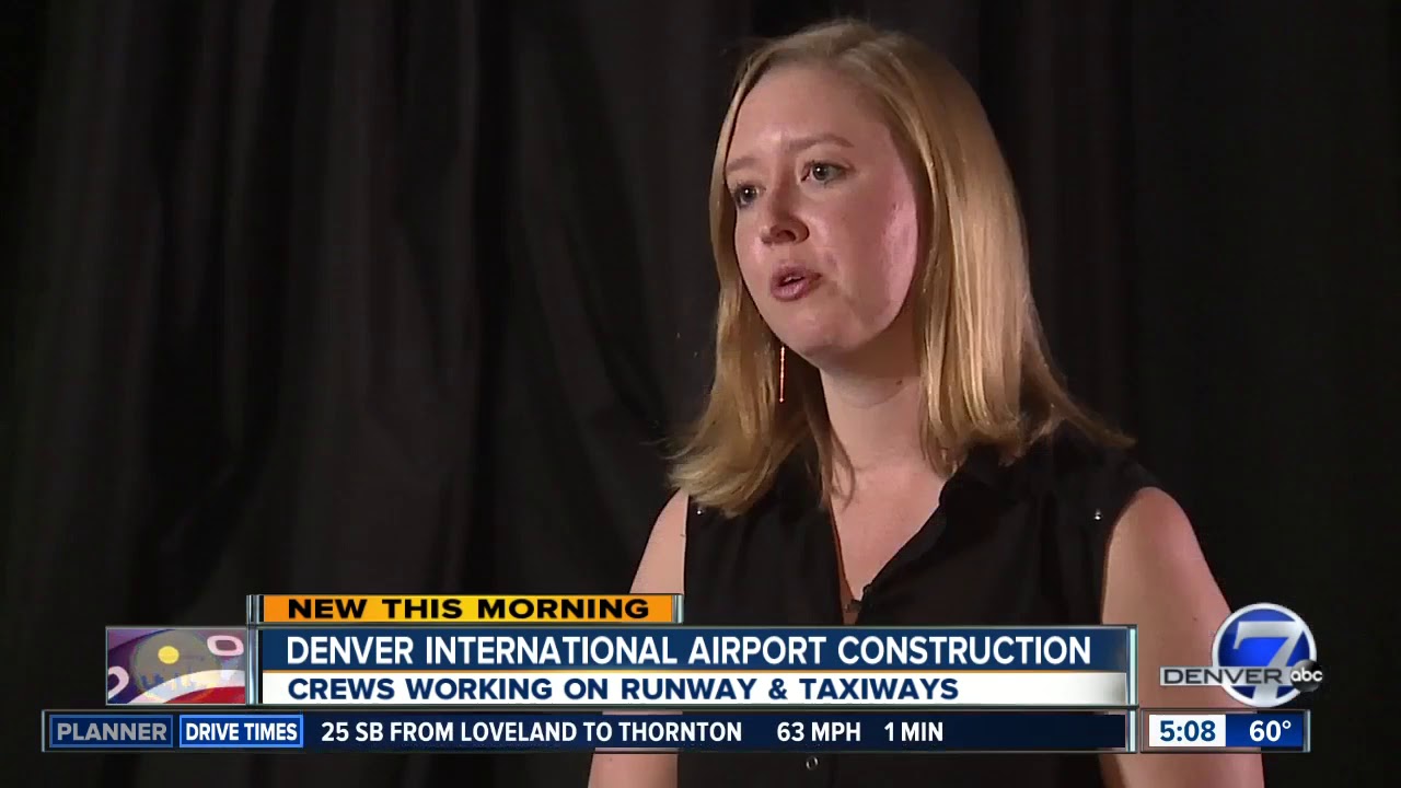 DIA runway improvements underway - YouTube