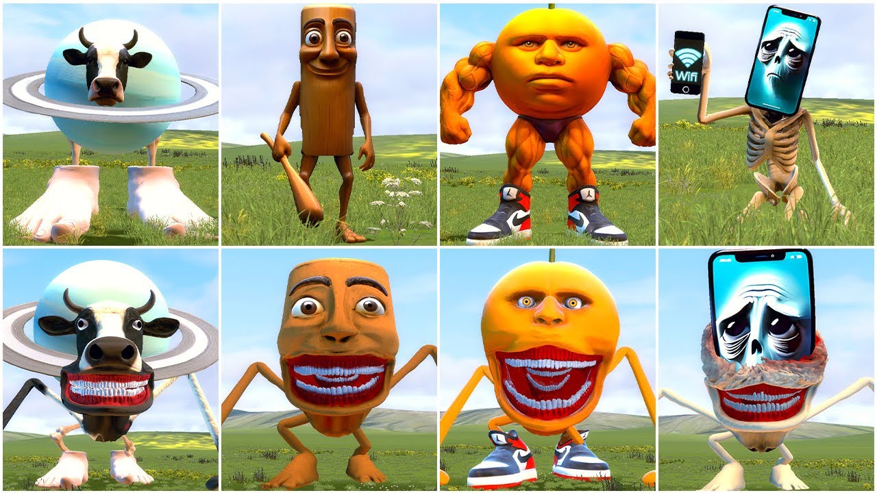 EVOLUTION OF NEW BRAINROT SEA EATER AND BRAINROT TAPES In Garry's Mod ...