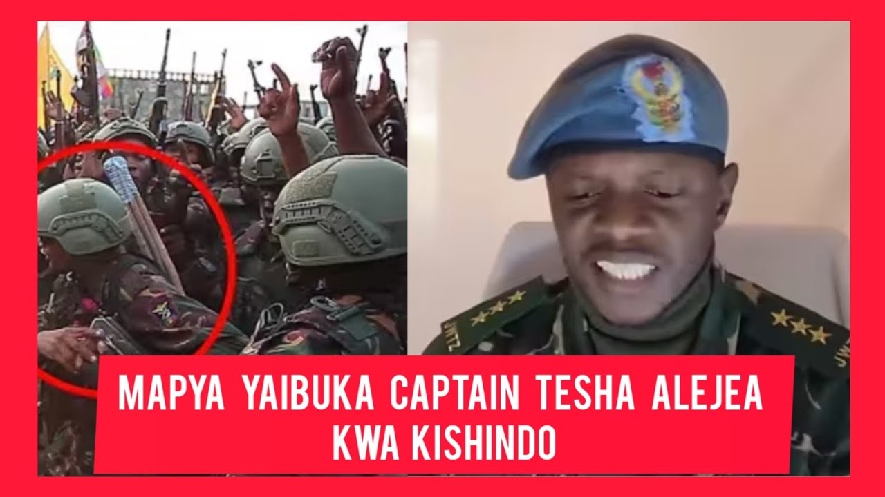 GOOD NEWS/ CAPTAIN TESHA ALEJEA KWA KISHINDO JASUSI AFICHUA SILI HII ...