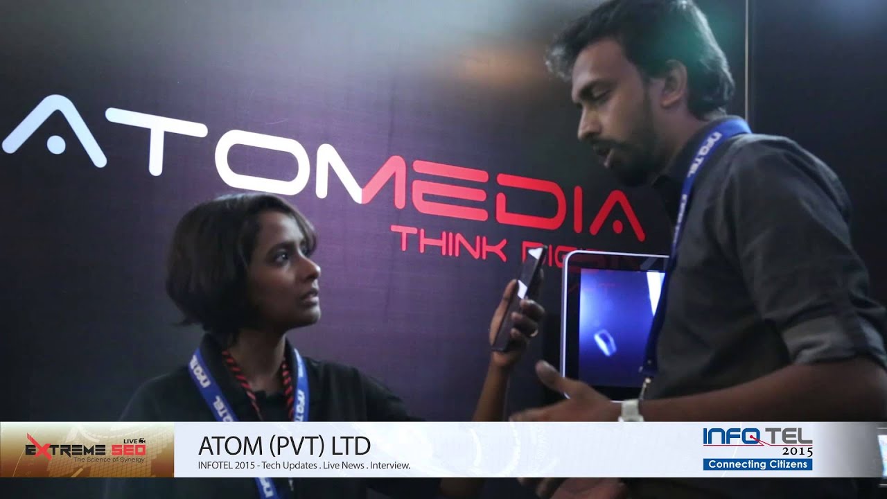 Infotel 2015 Live Interview - Atom Technologies Pvt Limited - YouTube