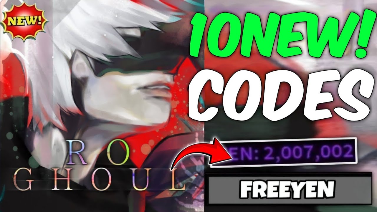 ⚠️New! Codes⚠️ All Working Codes For Ro-Ghoul MARCH 2025 - Roblox Ro ...