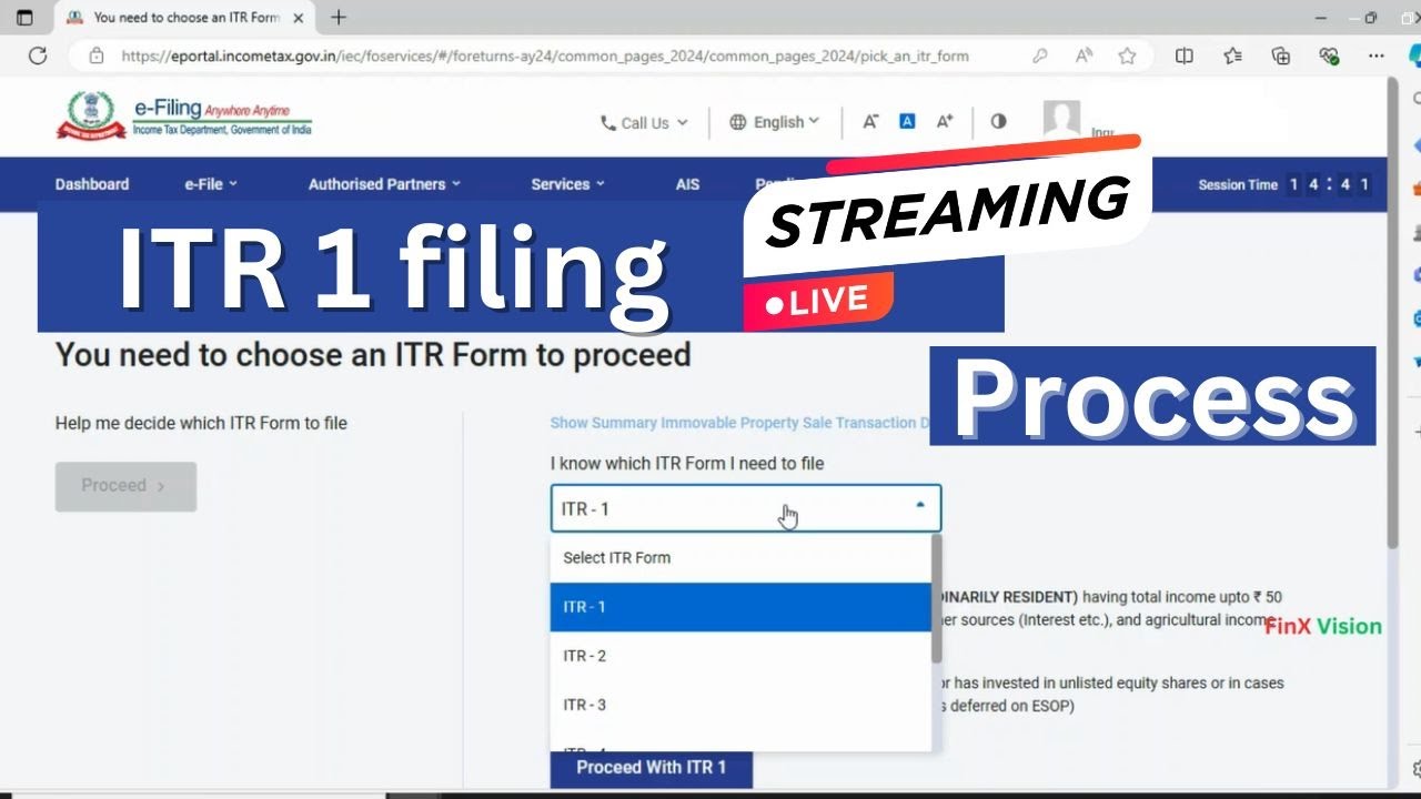 How to File ITR 1 Online - A Step-by-Step Guide - YouTube
