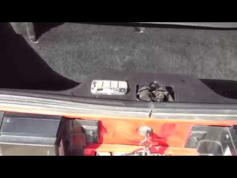 1987 Chevy Camaro IROC Z28 Convertible - operating trunk auto lock ...