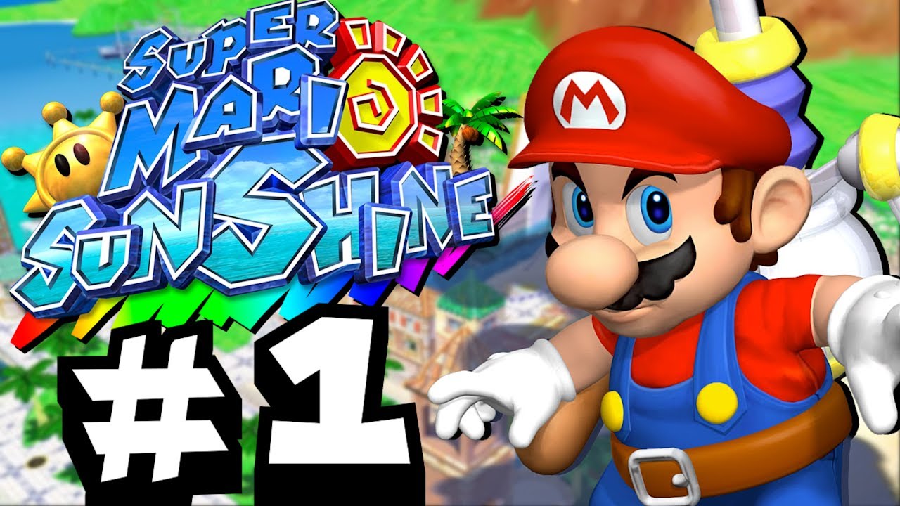 Super Mario Sunshine Part 1 w/ Mario | "F.L.U.D.D. is looking at my ...