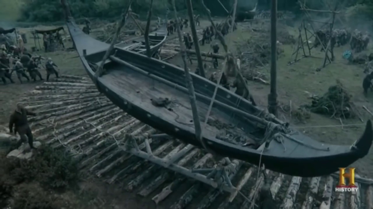 Vikings Season 4 Episode 8 - Floki Builds The Cranes To Lift The Boats ...