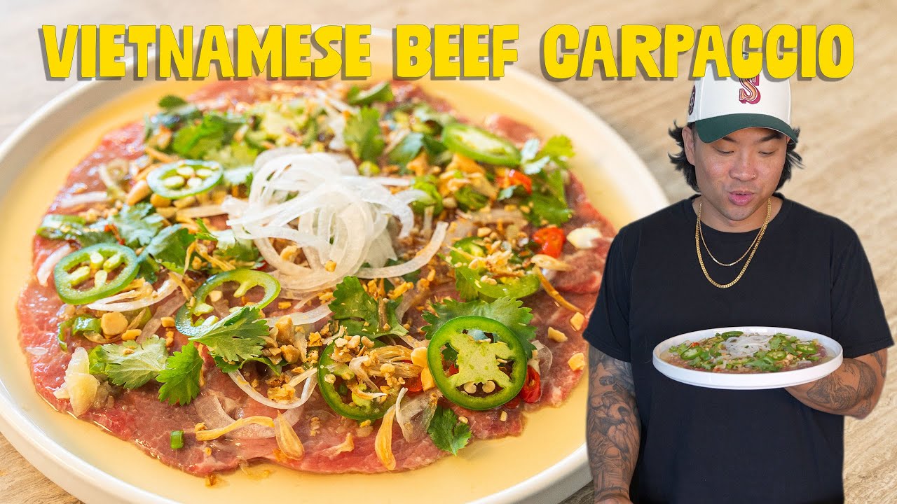 Secrets to Perfect Bo Tai Chanh | Vietnamese Style Beef Carpaccio - YouTube