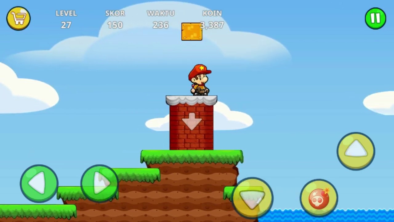 Mario bobs world / clasic / level 27 - 28 - YouTube
