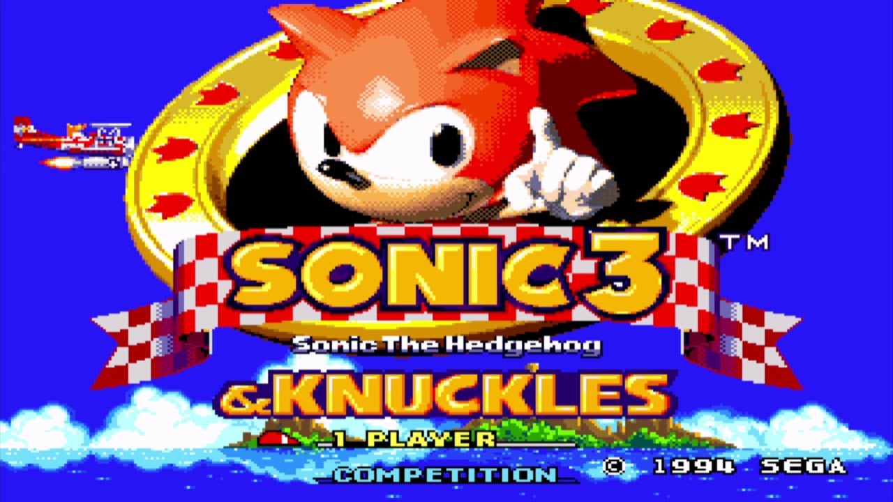 Sonic The Hedgehog 3 Red Sonic & Blue Knuckles - YouTube